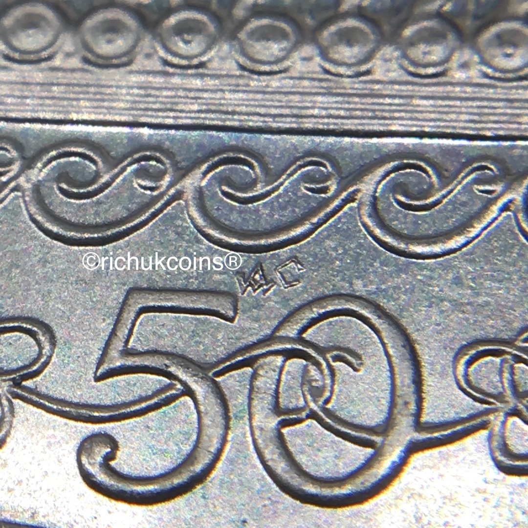 Isle of Man 50p Coin from 1972 to 2017 and Sequence C under The Prefix ...